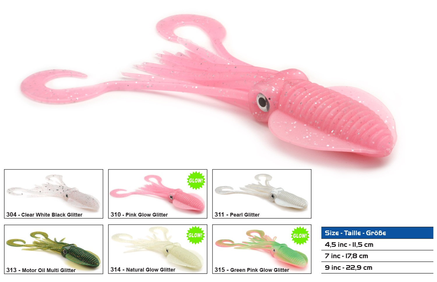 TWIN TAIL SQUID – P-LINE EUROPE